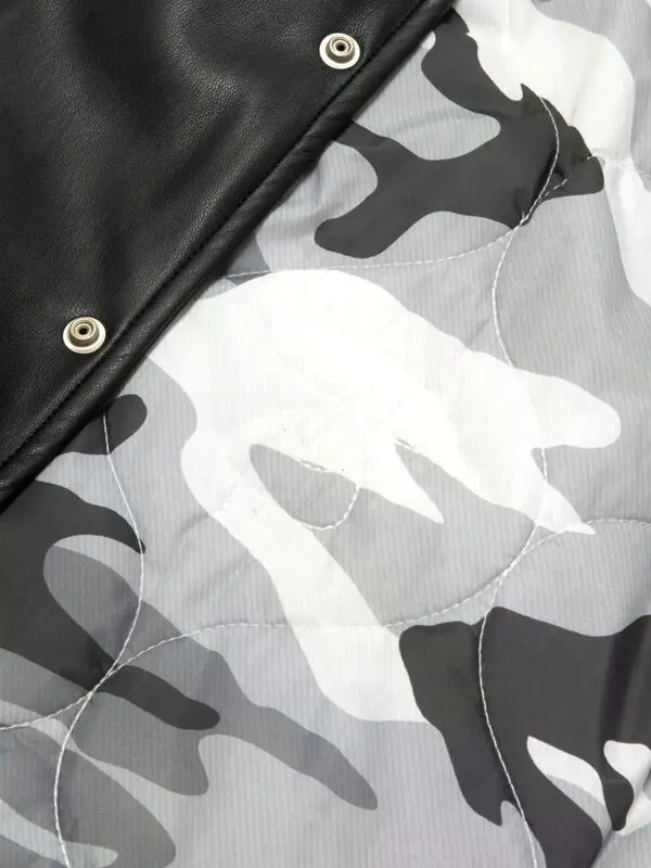 AAPE BY *A BATHING APE X Erased Hooded Bomber Jacket