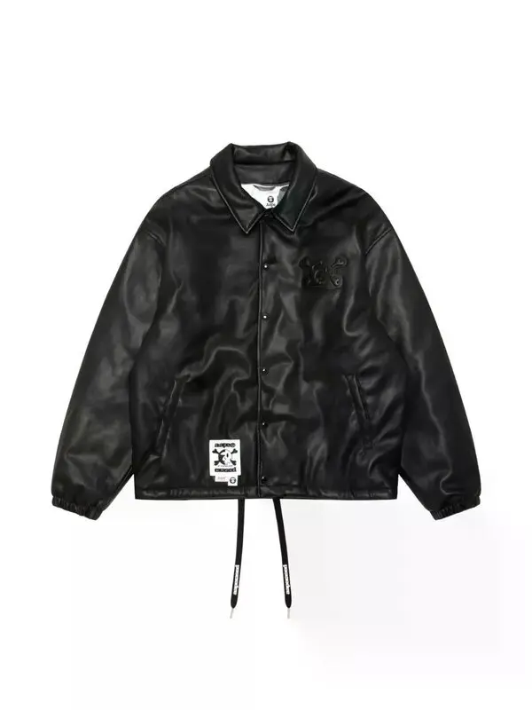 AAPE BY *A BATHING APE X Erased Hooded Bomber Jacket