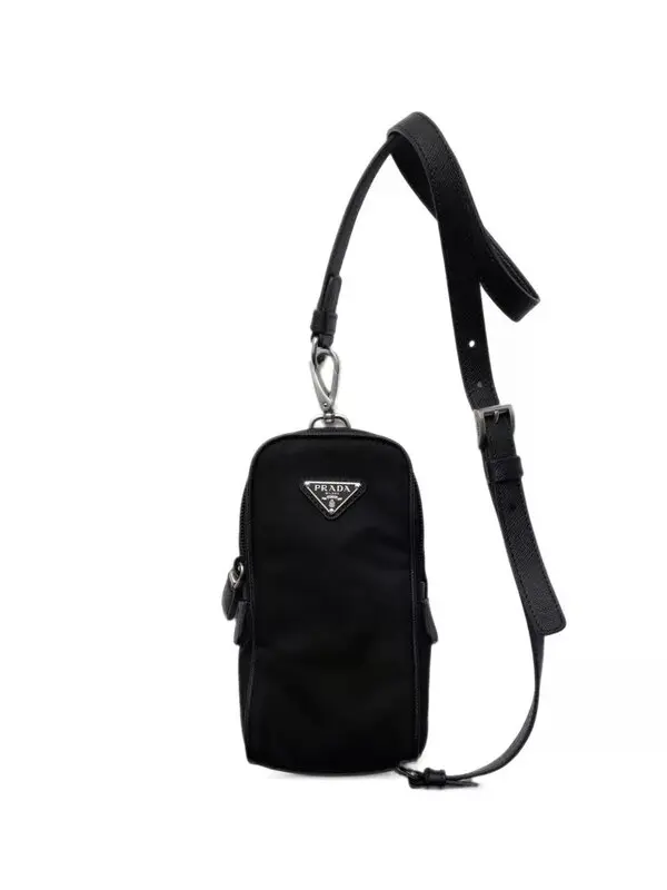 Prada Logo-plaque Shoulder Bag