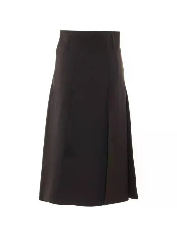 RUE DU BAC Split-detail Zip-fastening Midi Skirt