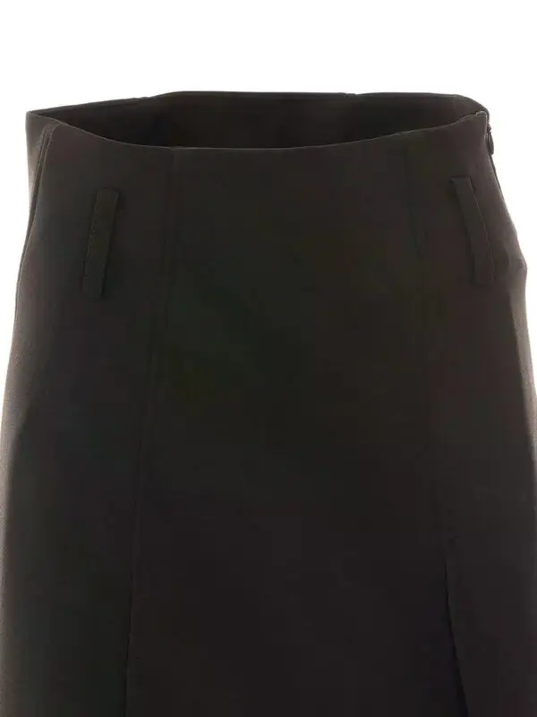 RUE DU BAC Split-detail Zip-fastening Midi Skirt