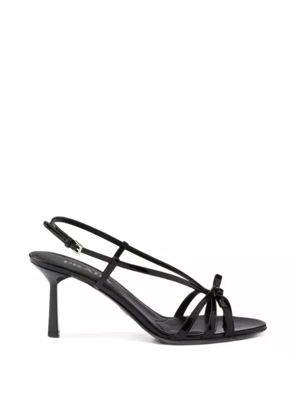 Prada Patent-leather Sandals - Black