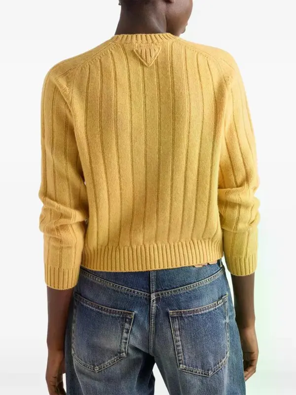 Prada Re-cashmere Crew-neck Sweater