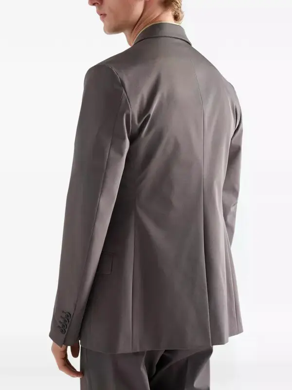 Prada Single-breasted Stretch Technical Fabric Jacket