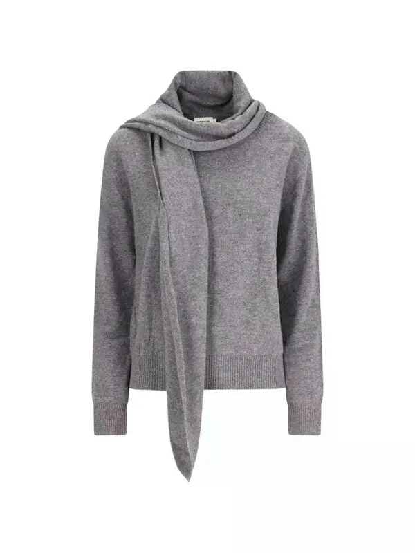 NOTSHY Prisma Scarf-detail Cashmere Sweater