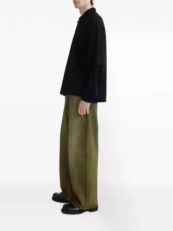 AGOLDE Curren Layered-sleeve Polo Shirt