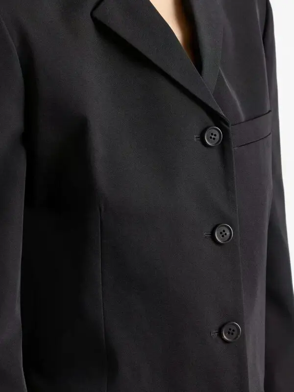 Prada Single-breasted Techno Stretch Jacket