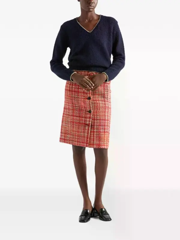 Prada Wool V-neck Sweater