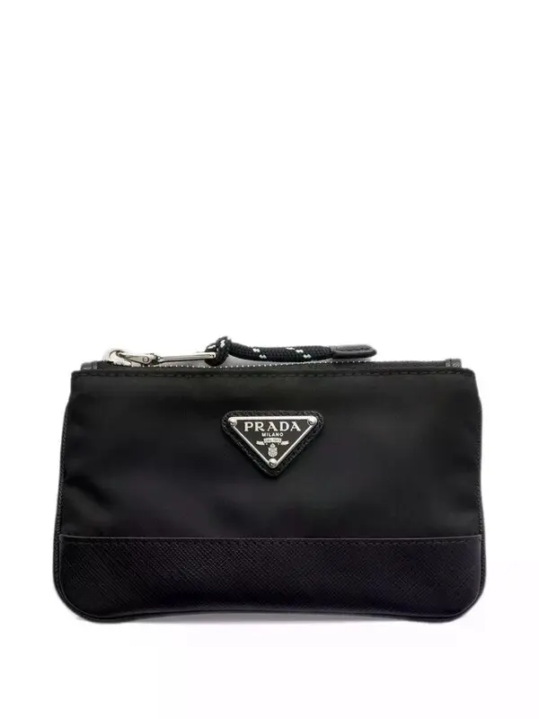 Prada Re-nylon And Saffiano Mini Pouch