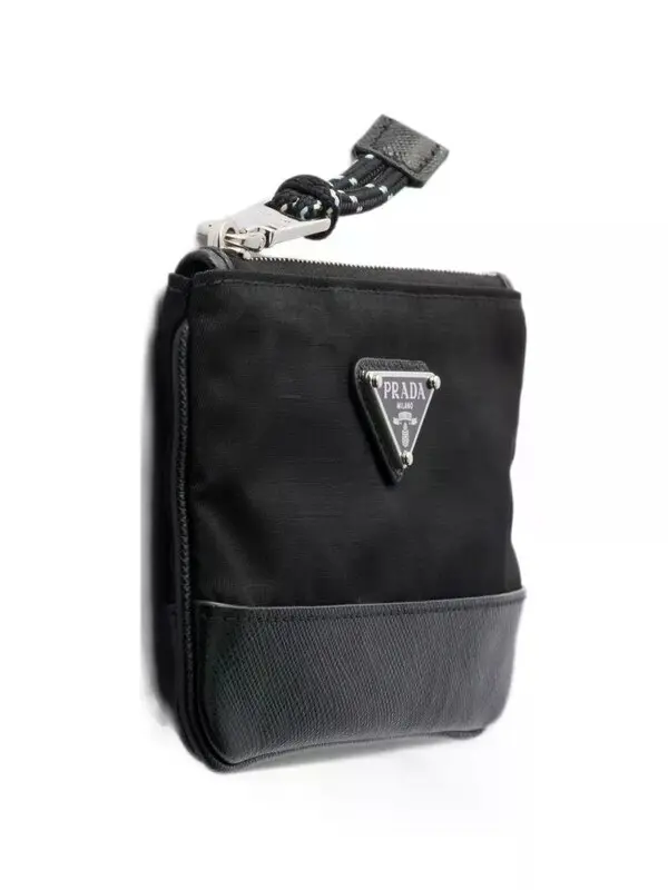 Prada Re-nylon And Saffiano Mini Pouch