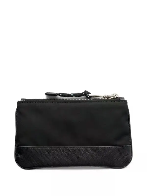 Prada Re-nylon And Saffiano Mini Pouch