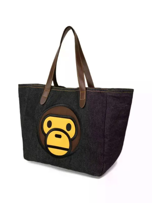 A BATHING APE Large Baby Milo Graphic-print Tote Bag