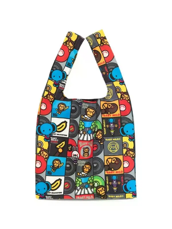 A BATHING APE Large Baby Milo And Friends Tote Bag