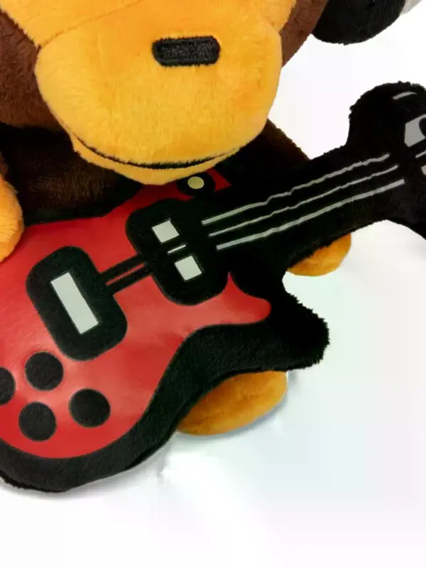 A BATHING APE Baby Milo Guitar Plush Keychain
