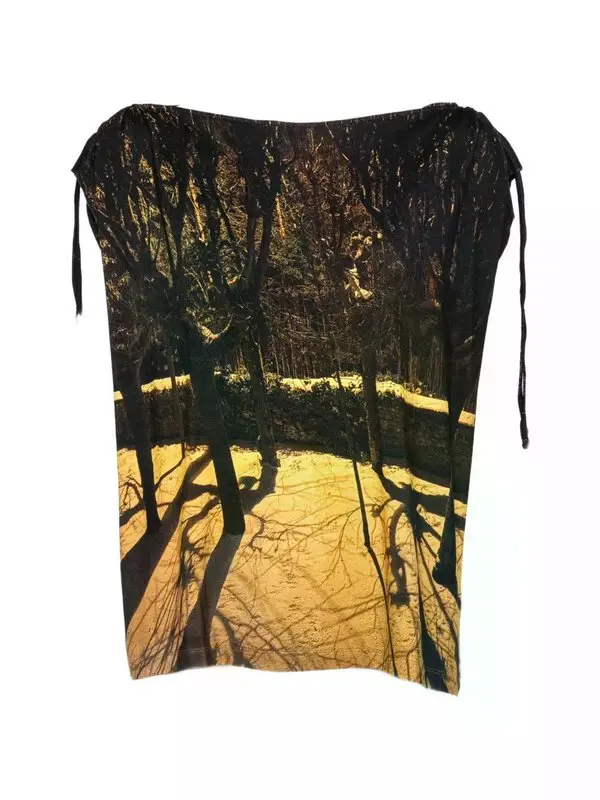 AGNES B. Photo-print Sleeveless Top