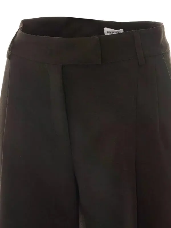 RUE DU BAC Straight-leg Pleated Trousers
