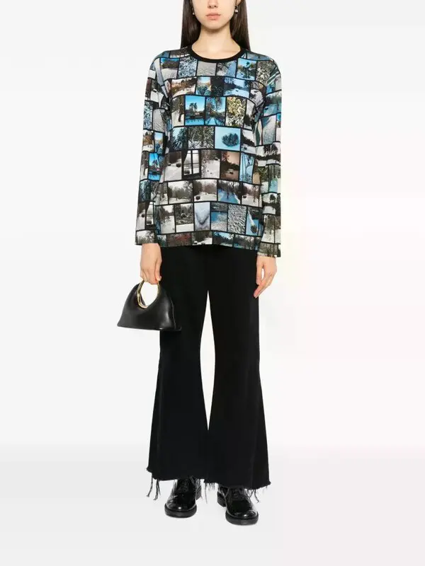 AGNES B. Photographic-print Long-sleeve T-shirt