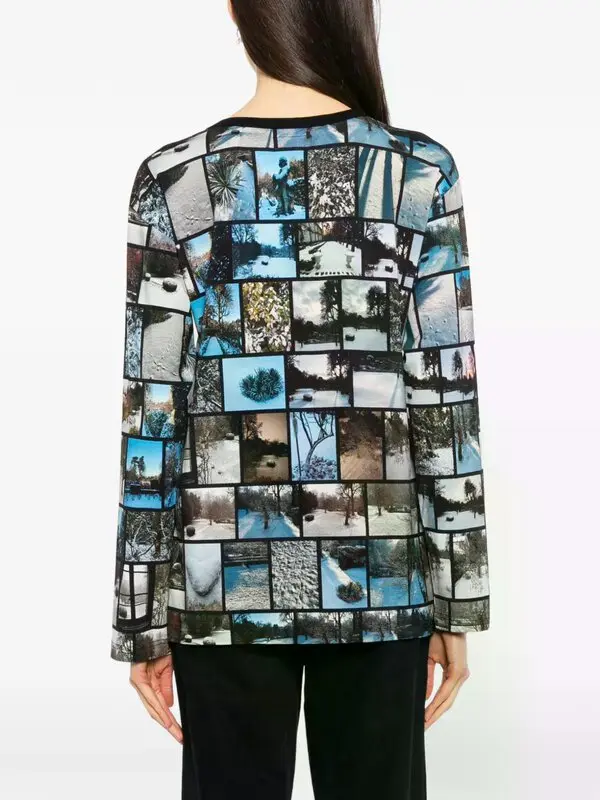 AGNES B. Photographic-print Long-sleeve T-shirt