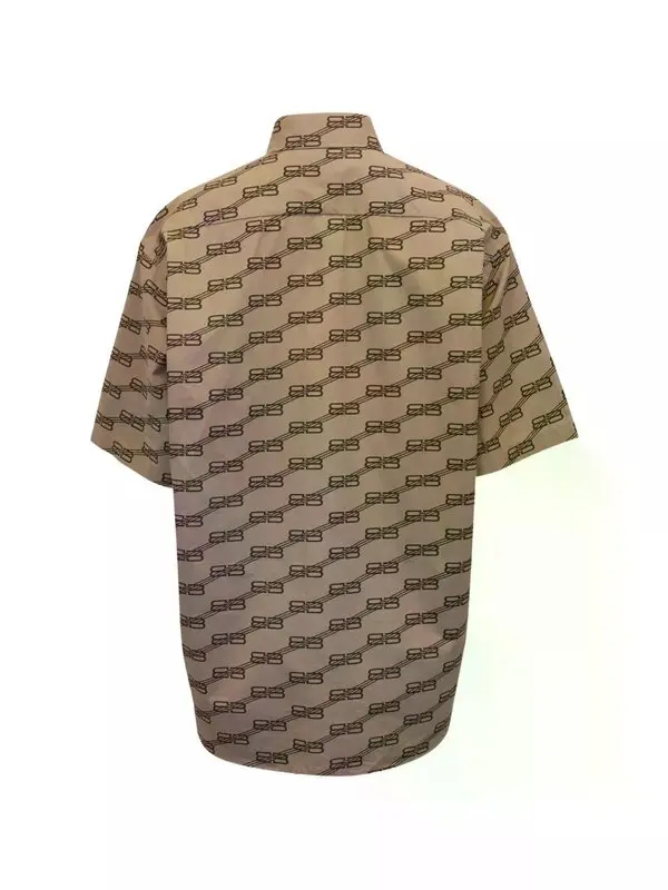 Balenciaga Bb Monogram Short-sleeve Shirt