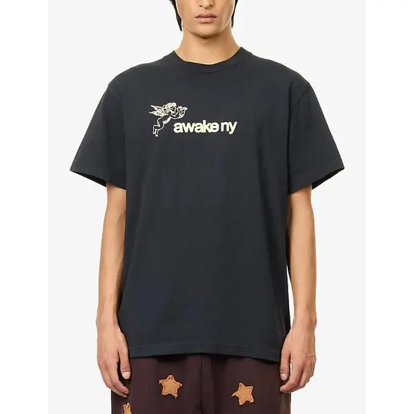 AWAKE NY Angelic Logo-print Cotton T-shirt