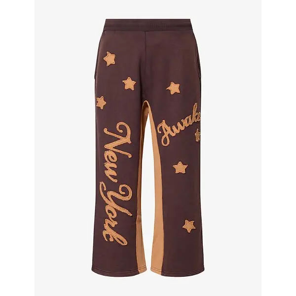 AWAKE NY Starry Graphic-print Cotton Jogging Bottoms