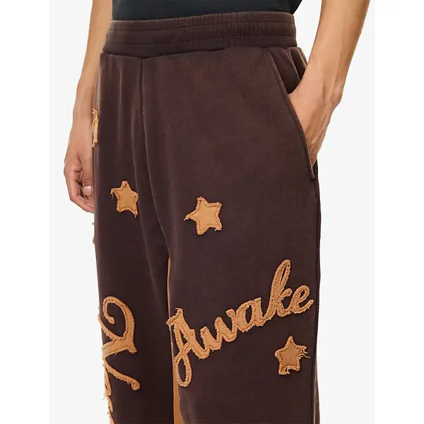 AWAKE NY Starry Graphic-print Cotton Jogging Bottoms