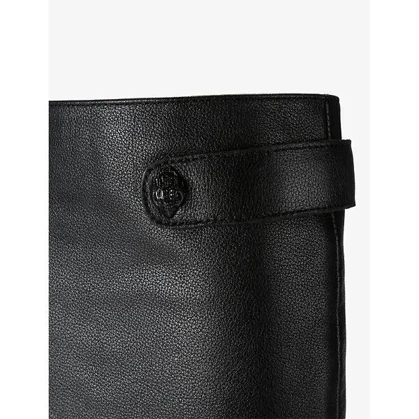 Kurt Geiger Stride 90 Heeled Leather Knee-high Boots