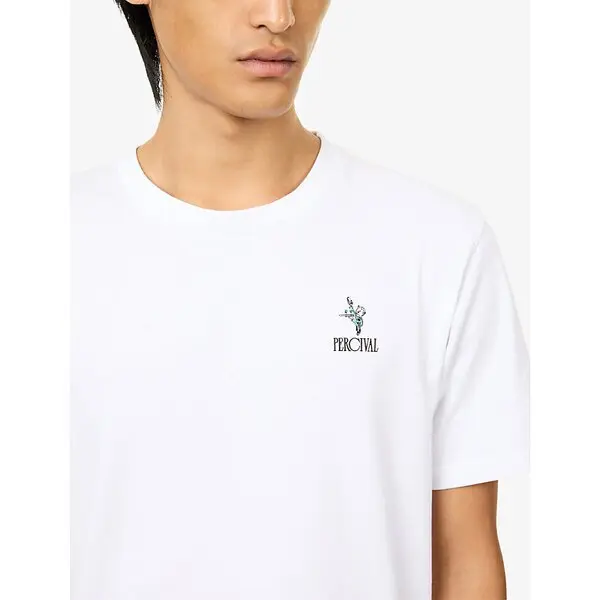 PERCIVAL Walker Printed Cotton T-shirt Xxl