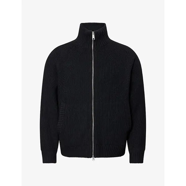 Carhartt Work In Progress Banley Zipped Knitted Sweater Jacket