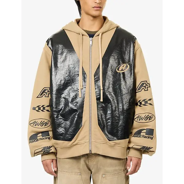 AWGE Trompe L'oeil Vest Cotton Hoody