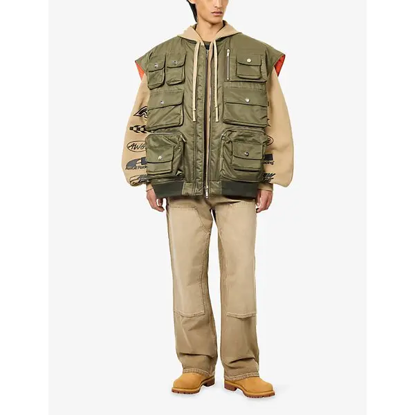 AWGE Multi Pocket Hunter Woven Gilet