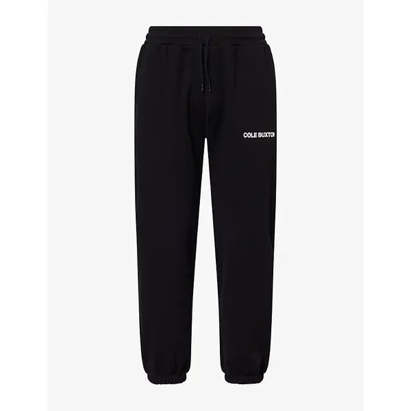 COLE BUXTON Logo-print Slip-pocket Cotton Jogging Bottoms