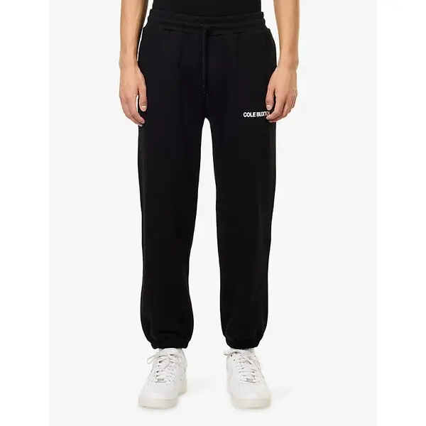 COLE BUXTON Logo-print Slip-pocket Cotton Jogging Bottoms