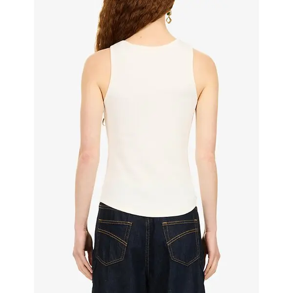 Zimmermann Lace Trim Cotton Tank Top