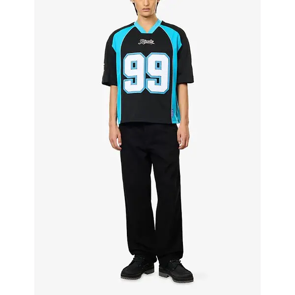 AWAKE NY Script Football Jersey T-shirt