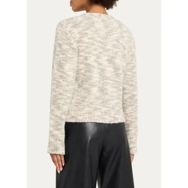 STUDENBURG Jaspe Cloud Boucle V-neck Cardigan