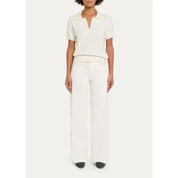 STUDENBURG Caviar Boucle Short-sleeve Polo Shirt