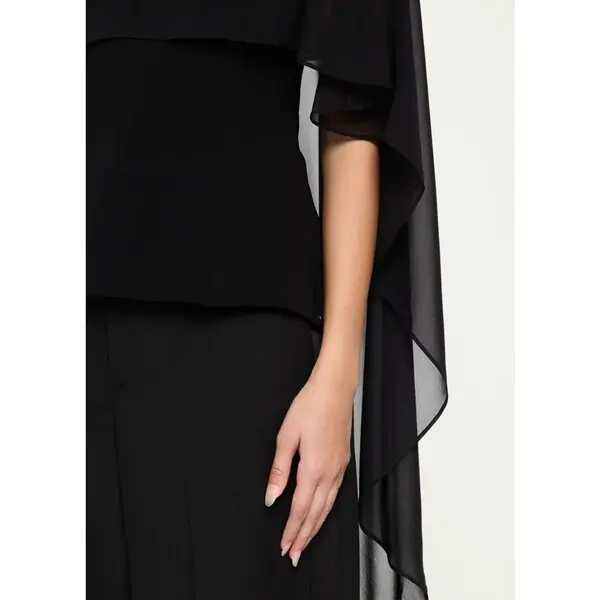 A.L.C. Adela Chiffon Cape Top