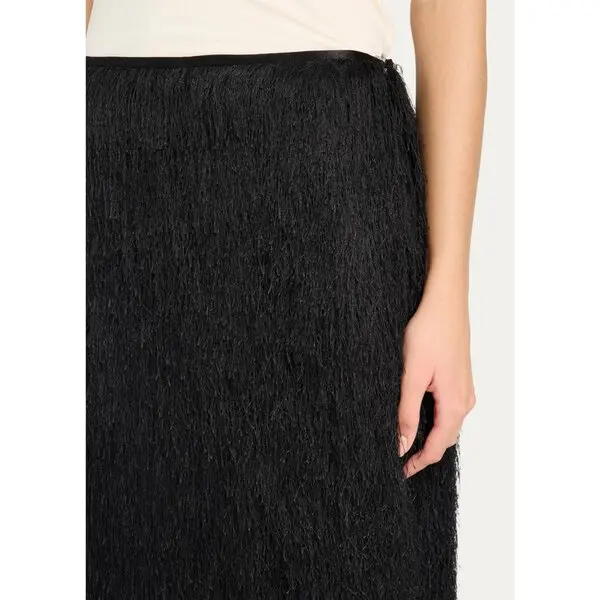 A.L.C. Phoebe Fringed Midi Skirt