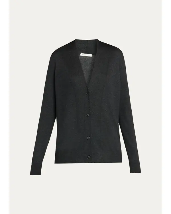 THE ROW Vanon Cashmere V-neck Cardigan