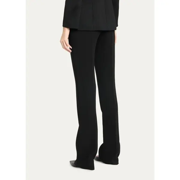 THE ROW Itolo Low-rise Bootcut-leg Tailored Pants