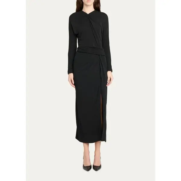 THE ROW Artia Draped Jersey Dress