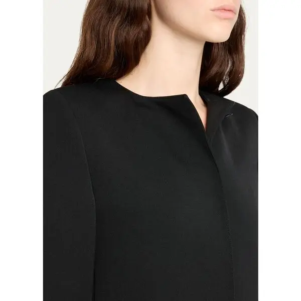 THE ROW Ihami Single-breasted Wool Collarless Jacket