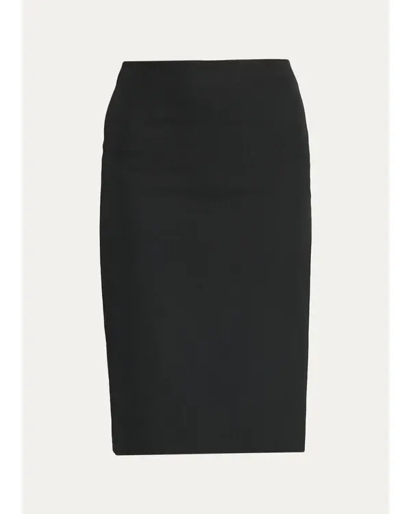 THE ROW Larco Wool Pencil Skirt