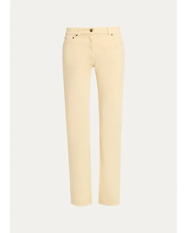 THE ROW Imma Mid-rise Denim Straight-leg Jeans