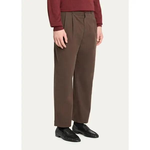 THE ROW Light Pleated Trousers