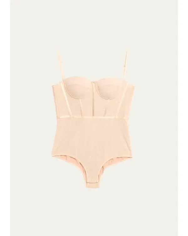 Zimmermann Dot Corset Bodysuit