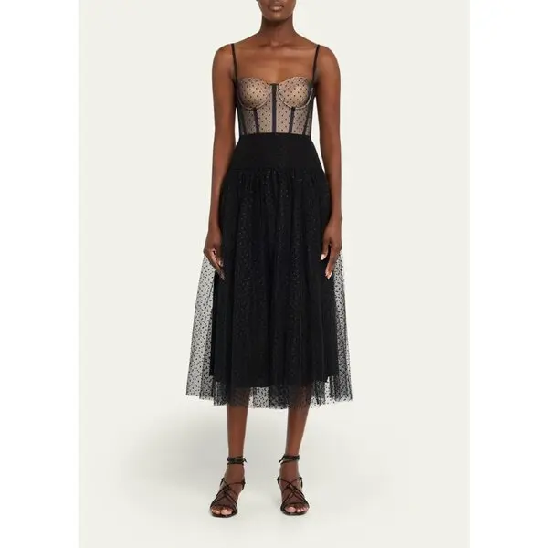 Zimmermann Dot Corset Bodysuit