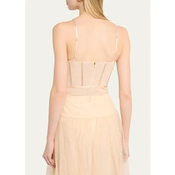 Zimmermann Dot Corset Bodysuit