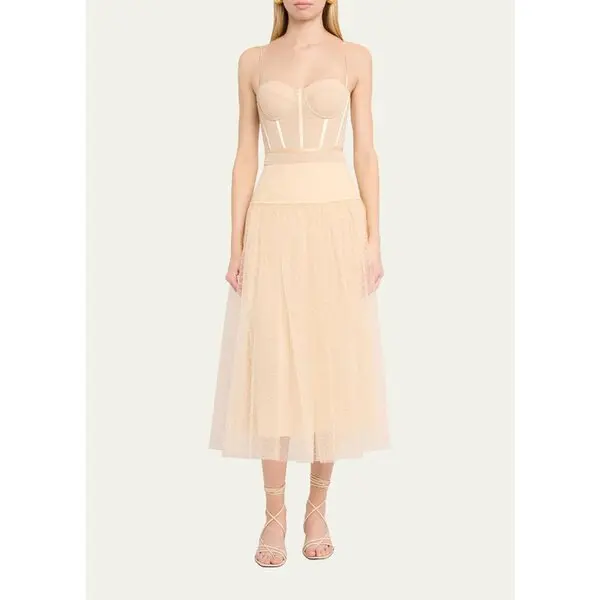 Zimmermann Dot Corset Bodysuit